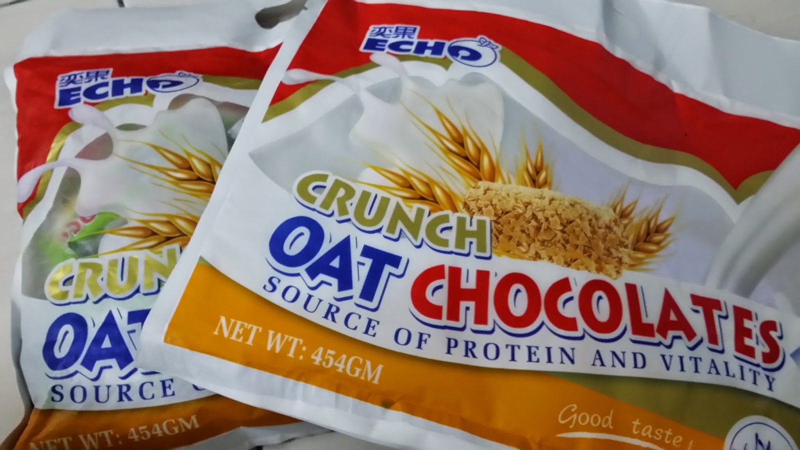 teruja buat blog baru: CRunch oat chocolate jenama Echo