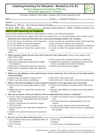 Listening 4 Language: Assessing & Tracking Auditory Skills {Using FREE ...