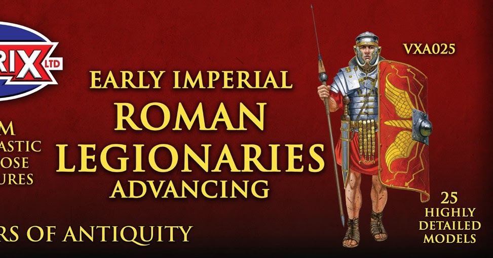 Wargame News and Terrain: Victrix: New Early Imperial Romans Advancing ...