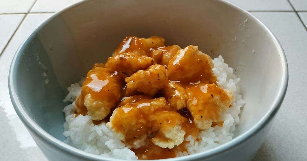 Chicken Pop Rice Bowl With Bolognese Sauce Recipe