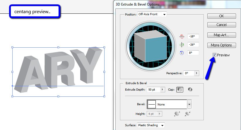 Cara membuat nama 3D di Adobe illustrator | Dgraphic-ink