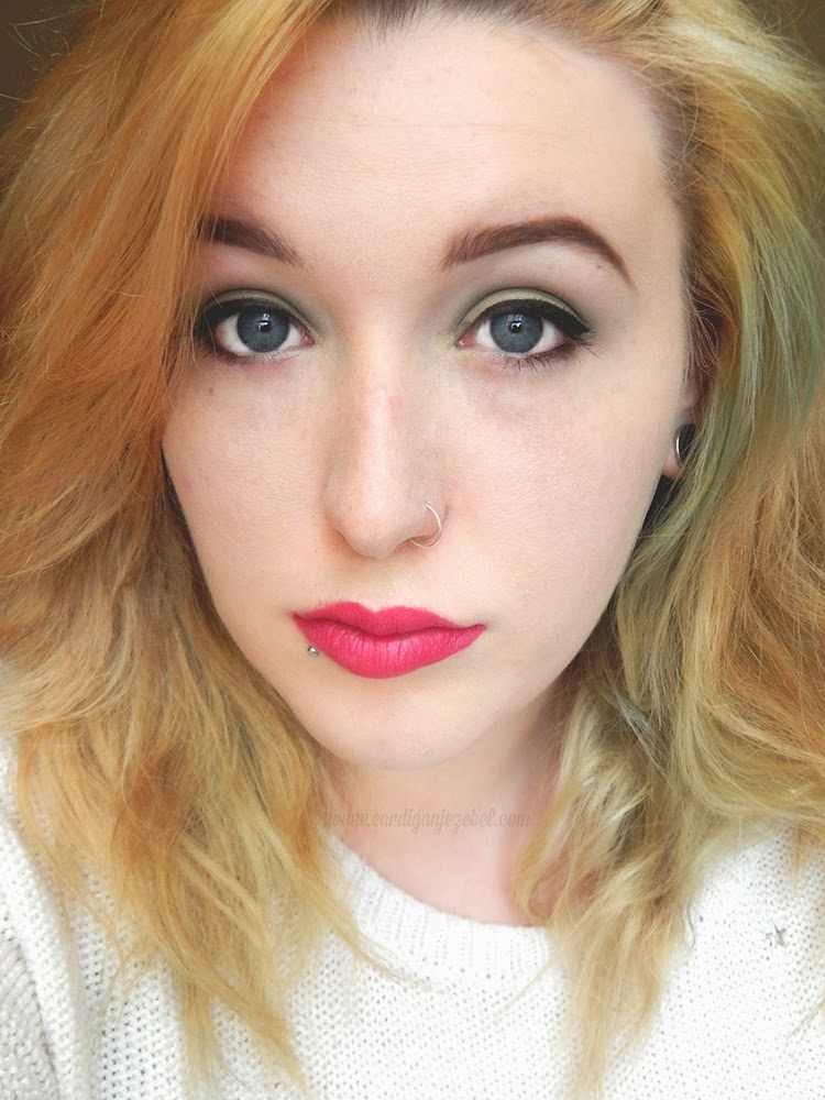 Spring Makeup Look: Watermelon - Cardigan Jezebel