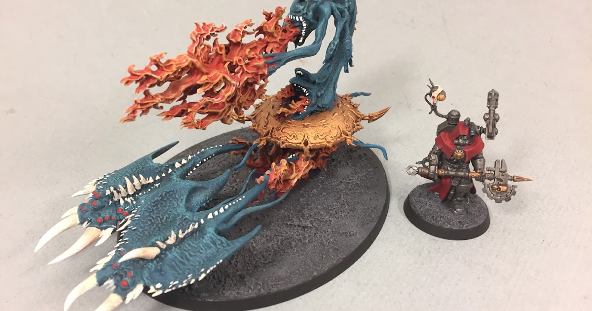 Itty Bitty Soldiers: More Misc 40k: Burning Chariot and Tech Priest