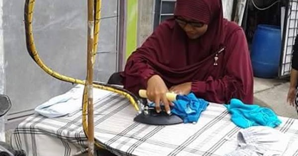 Kreatif, Usaha Tukang Setrika Keliling - akriko.com