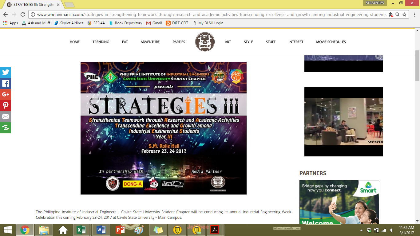 QUALITY WORKS: PIIE-CSC holds IE week celebration