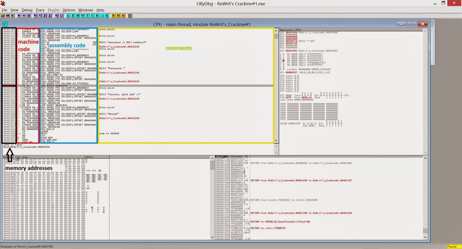 Reverse Engineering 101: Building off of exercise one