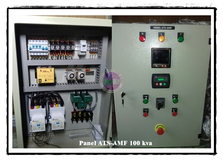 HARGA PANEL ATS AMF 100 KVA / PANEL OTOMATIS GENSET