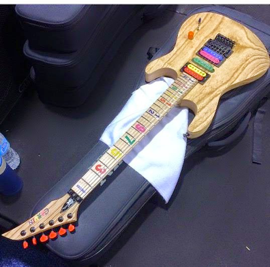 Jason Becker: new Carvin signature numbered guitar at NAMM!!!