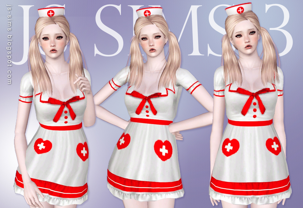 [JS SIMS 3] Nurse Costume Set－JS SIMS｜痞客邦