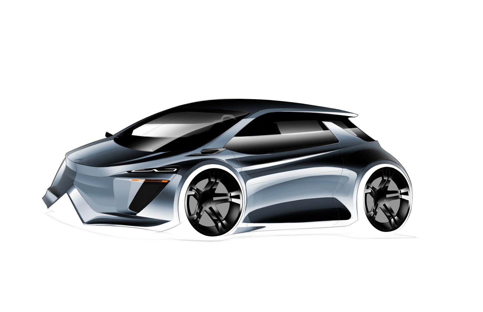 Citroen Underlit renders