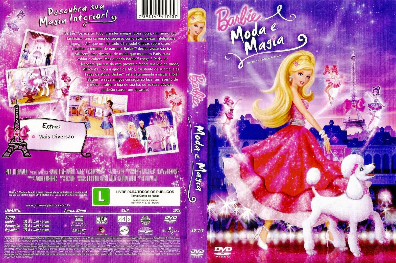 As capas do dvds dos Filmes da Barbie | Glamour Com Glitter