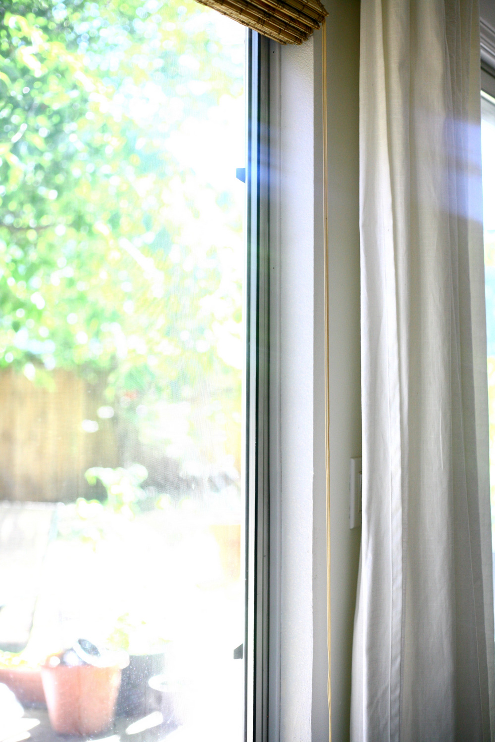 Our house has window screens now, you know, like a normal HOUSE ...