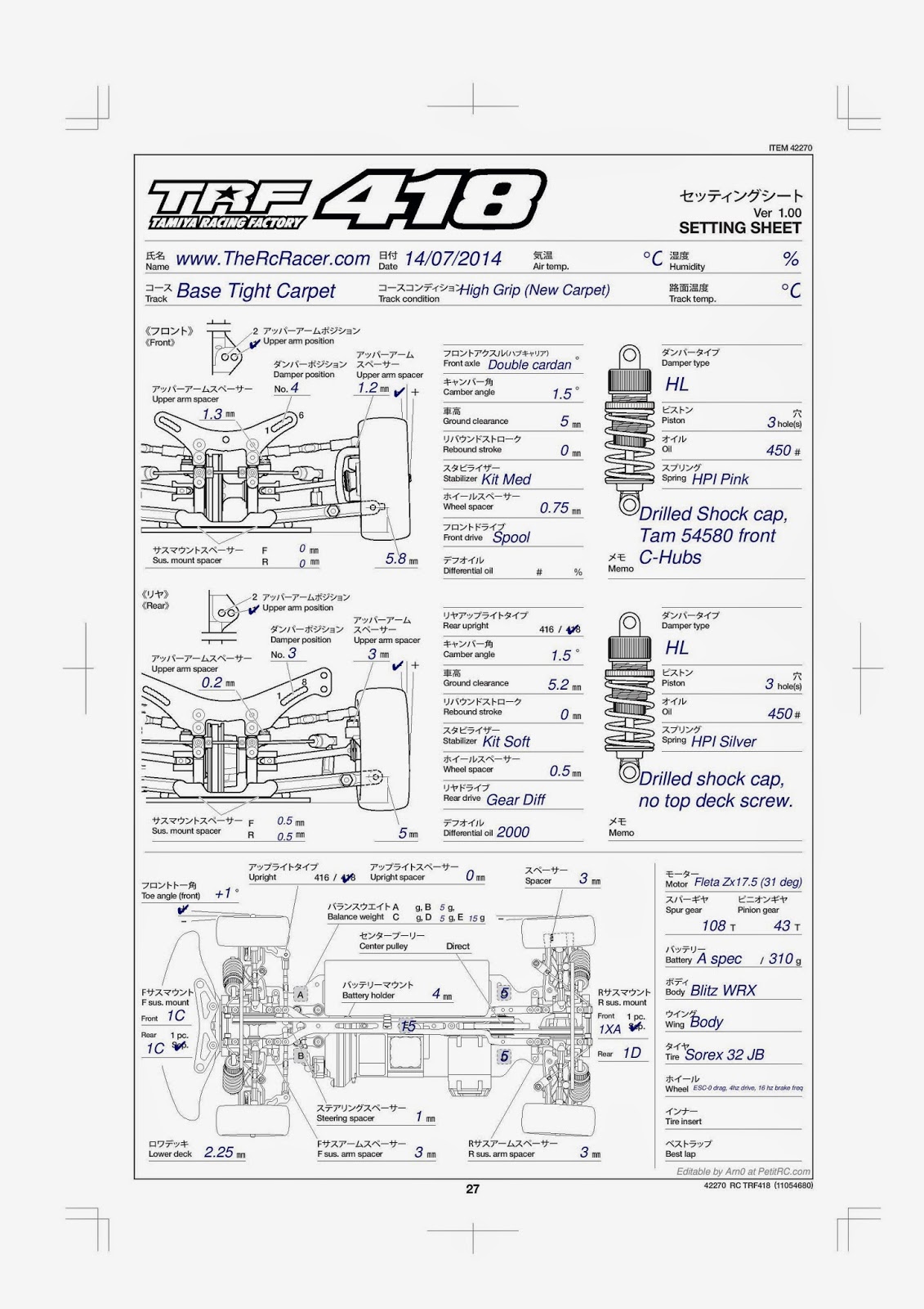 Tamiya TRF418 Mid season review | The RC Racer