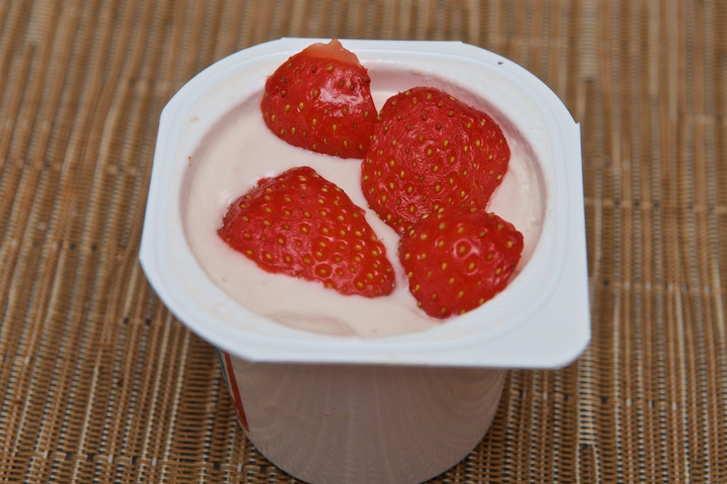 Yaourt à la Fraise Mixée (4x115g) par Les 2 Vaches