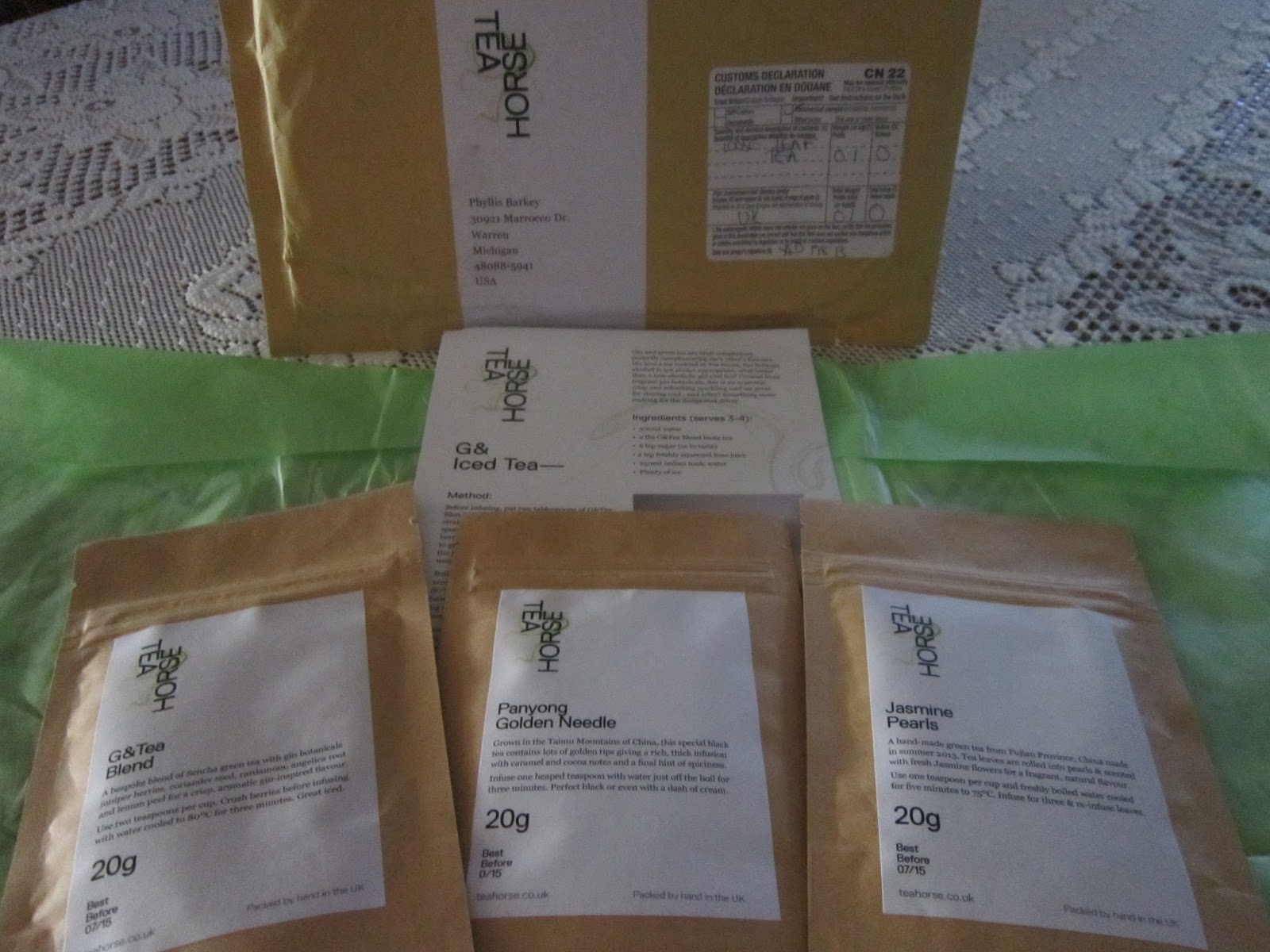 Relevant Tea Leaf: Sampling Teas from Tea Horse in the UK
