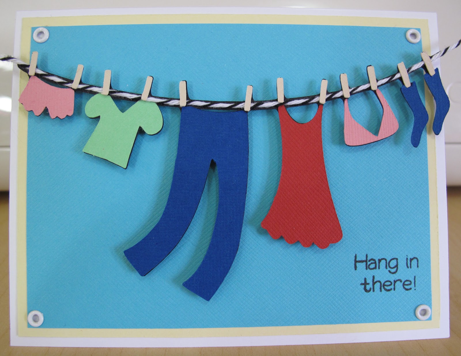 Cards By Cricut: Laundry card