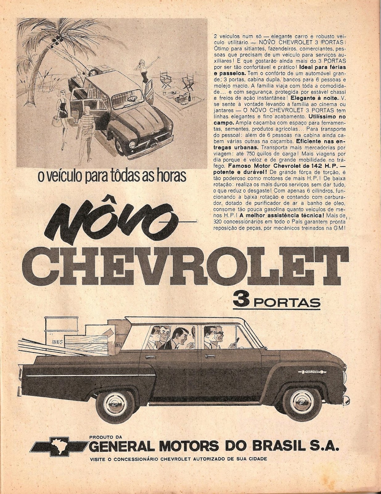 Dos Recrame: Chevrolet 3 Portas