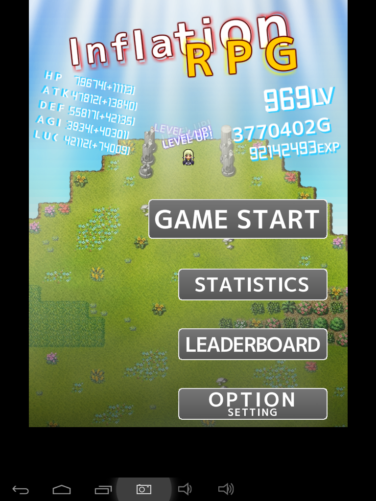 Chava, un videojugador.: Inflation RPG