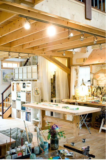 Lola's Child: sunroom art studio