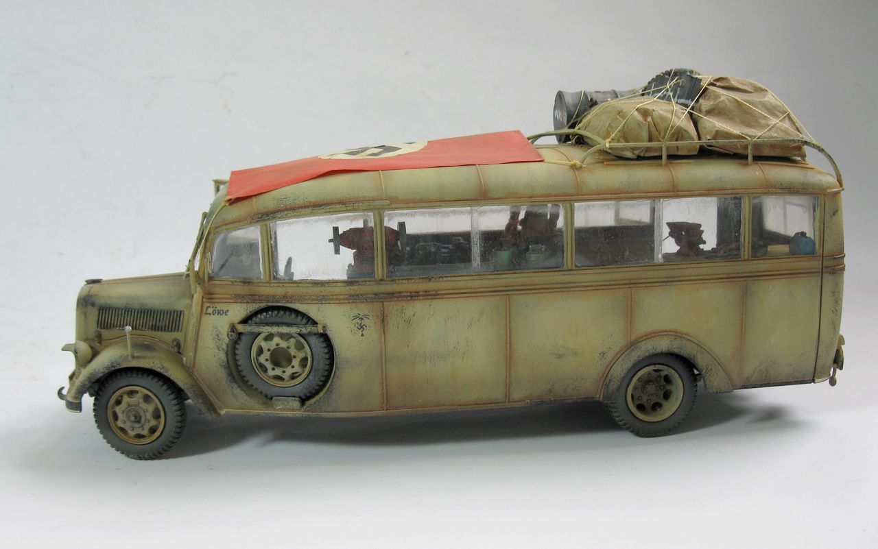Panzerserra Bunker- Military Scale Models in 1/35 scale: Opel Blitz Bus - 3.6-47 model W39 ...