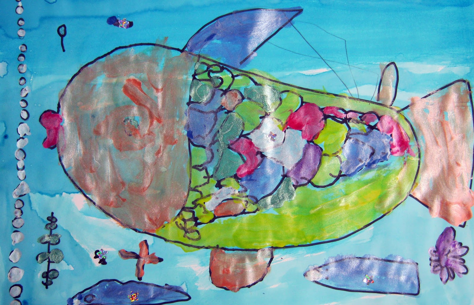 Mrs. Levine's Art Room : KINDERGARTEN . . . Rainbow Fish