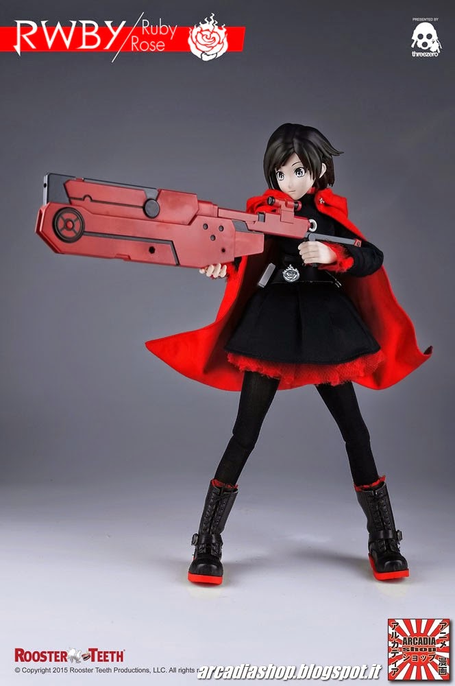 ARCADIA Shop: RWBY Action Figure Ruby Rose 30 cm ThreeZero