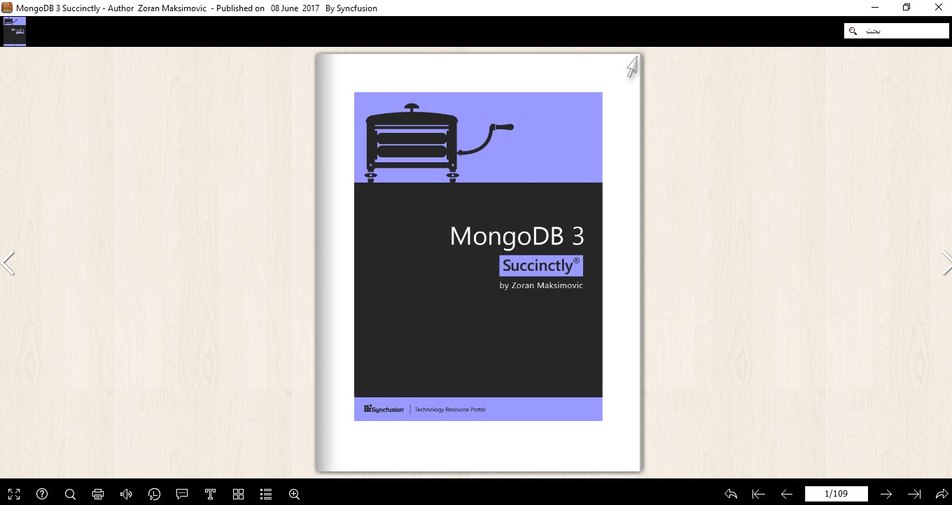 MongoDB 3 Succinctly - Author Zoran Maksimovic - Published on 08 June 2017 By Syncfusion - كل الكتب