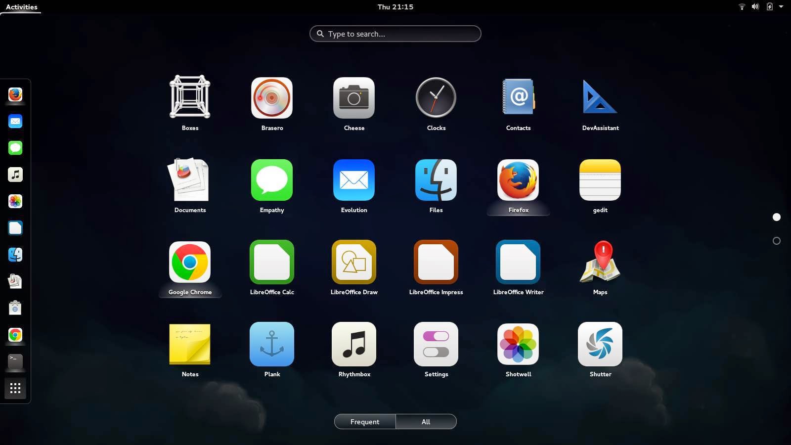 Mengubah tampilan Icon di Fedora 21 seperti Mac OS X | Fedora Tutorial