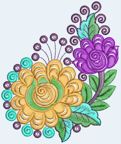 Patch Work Embroidery Designs