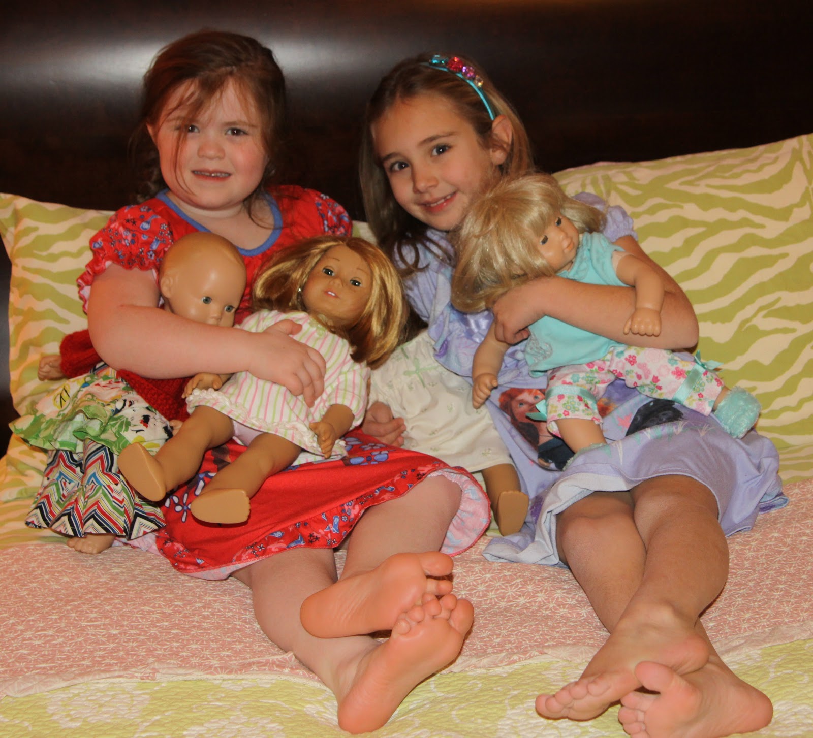 Life as a Frazier: Emma's First Sleepover