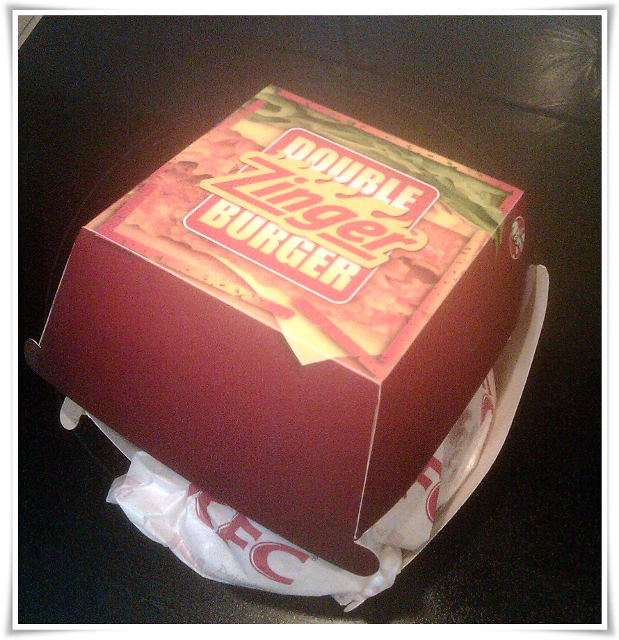 A Slice of My Life: KFC Double Zinger Burger