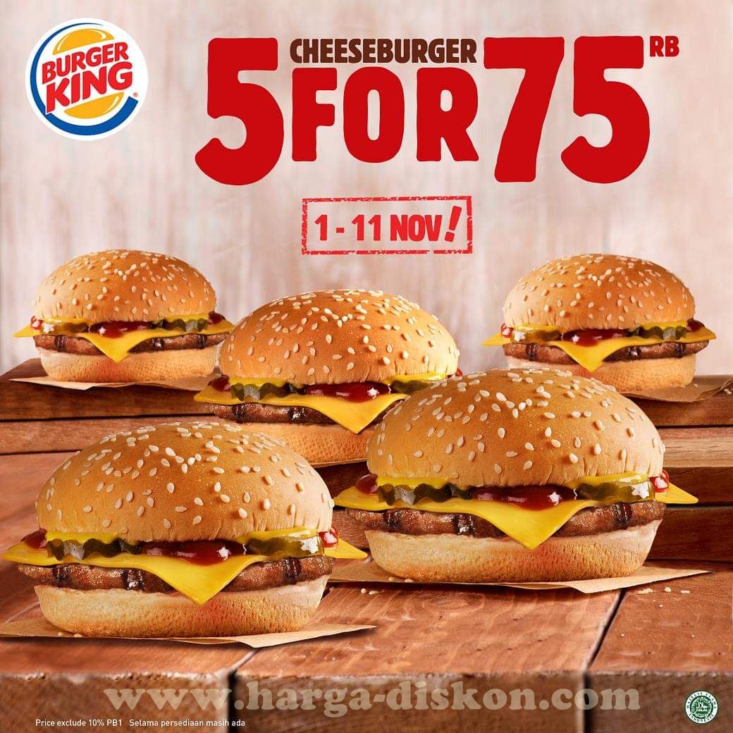 Promo BURGER KING Terbaru