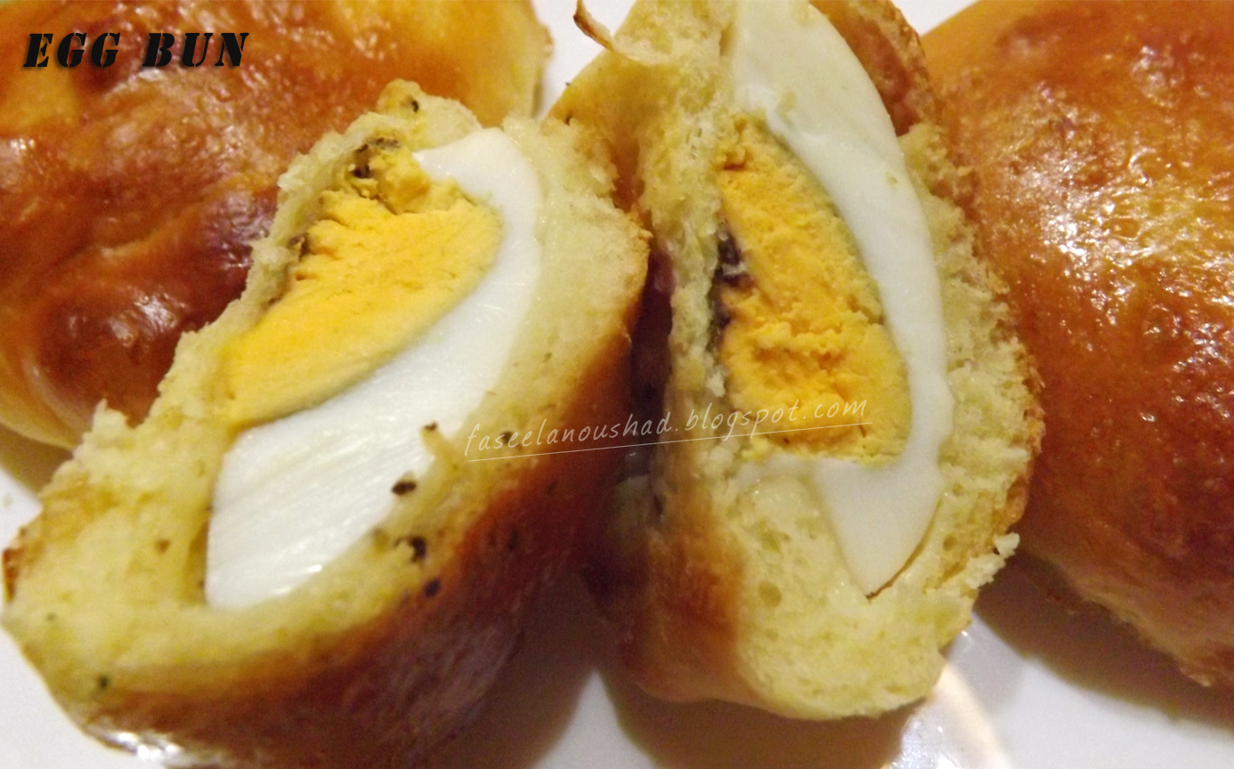 GOOD FOOD ENDS WITH GOOD TALK: Egg bun