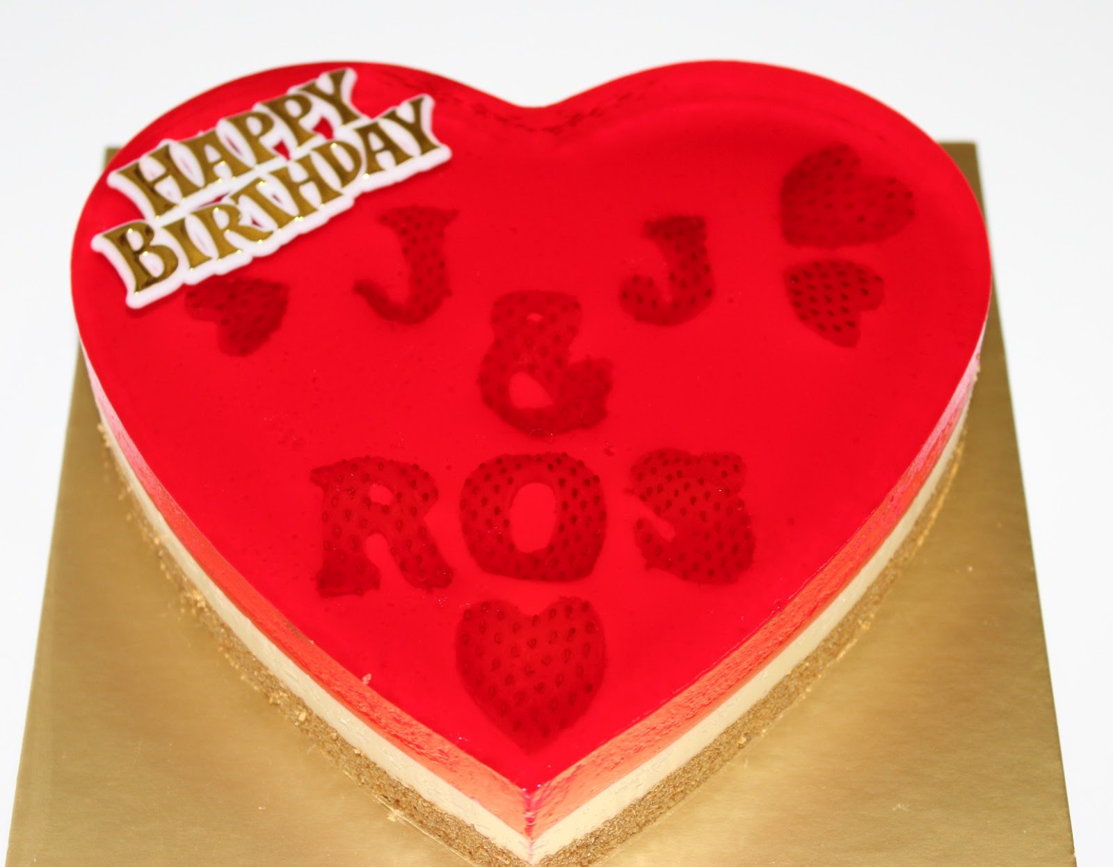 Eds Jelly Hearts: Customized Cake