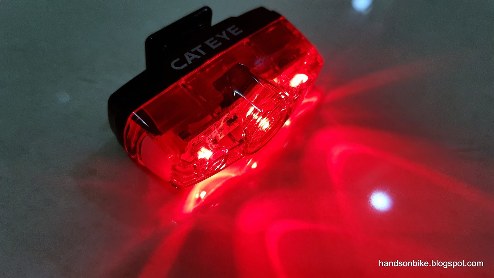 Hands On Bike: Brompton M6R: Cateye Rapid Mini Rear Light