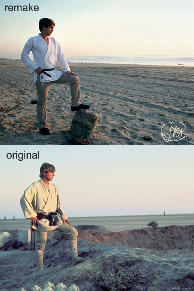 2014: First Semester Final Famous Photo remake - CVHS Photography