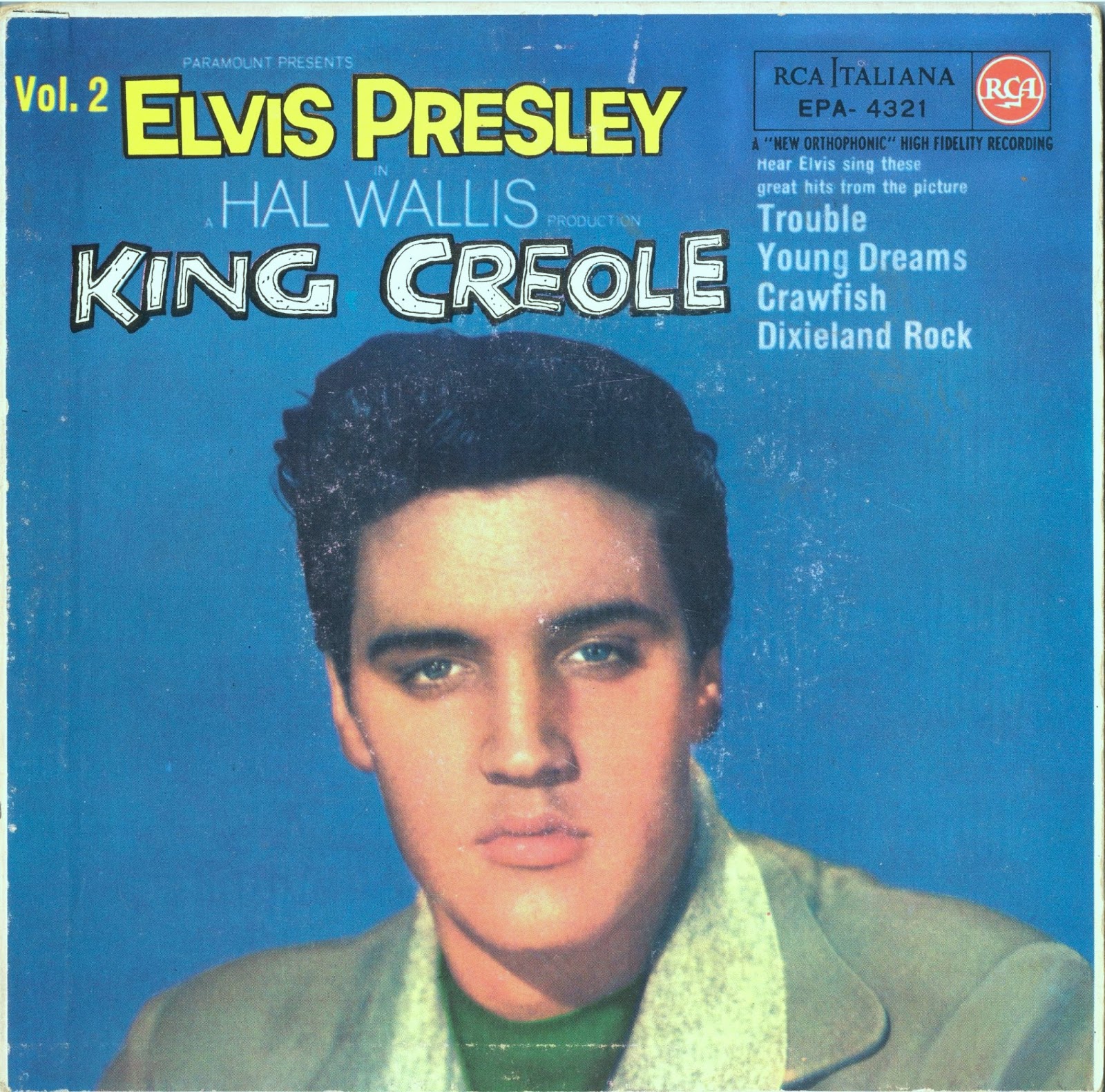 ELVIS PRESLEY - MADE IN ITALY: KING CREOLE Vol. 2 - Extended Play