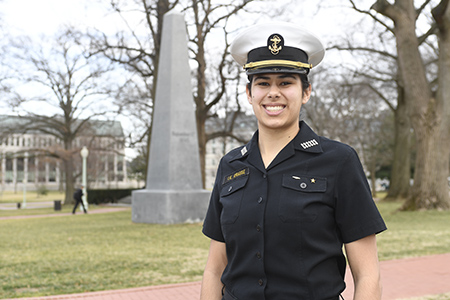 The Trident: Spring Semester Brigade Commander Encourages Midshipmen to ...