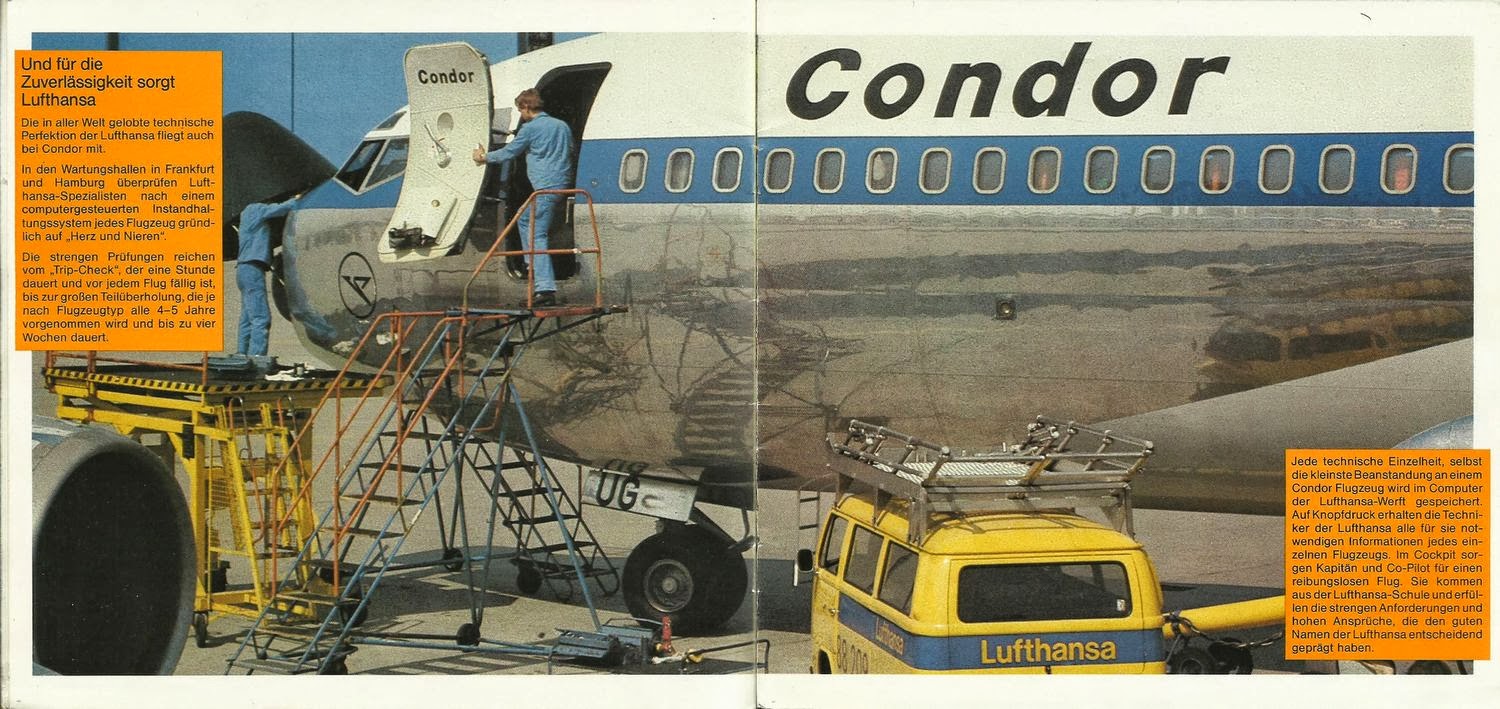Airline memorabilia: Condor (ca. 1990)