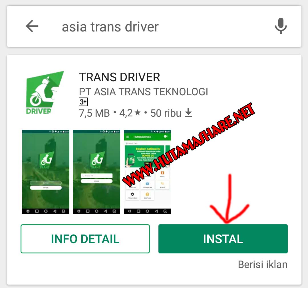 Panduan Lengkap Cara Daftar Menjadi Driver Asia TransJek - Hutama Share