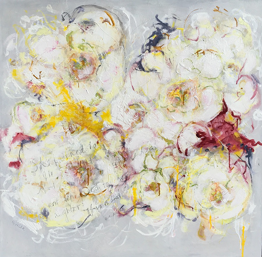 Pamela Fowler Lordi: Contemporary Floral Abstract Fine Art Painting ...