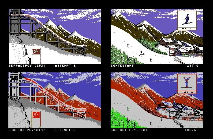 FRGCB - Finnish Retro Game Comparison Blog: Winter Games (Epyx/US Gold ...