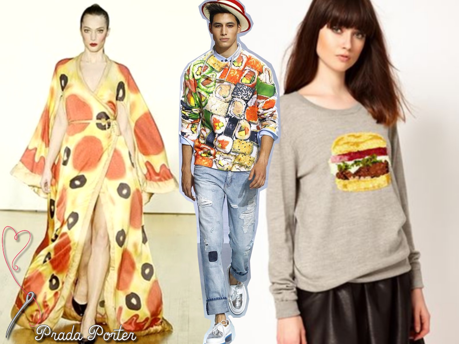 A estampa da vez: Fast Food - Prada Porter