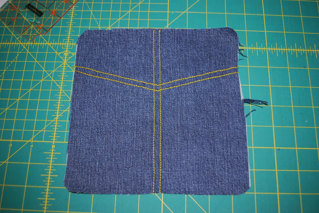 Roonie Ranching: Denim Tooth Fairy Pillow -- Sewing Tutorial