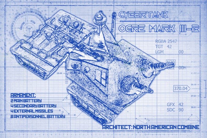 MARTIAN METALS OGRE MK Vb: Ogre Mark III & Mark III-B Blueprints