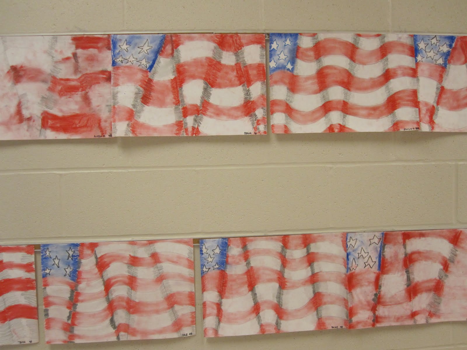 The Clever Feather: Flag & Shading- Pastels