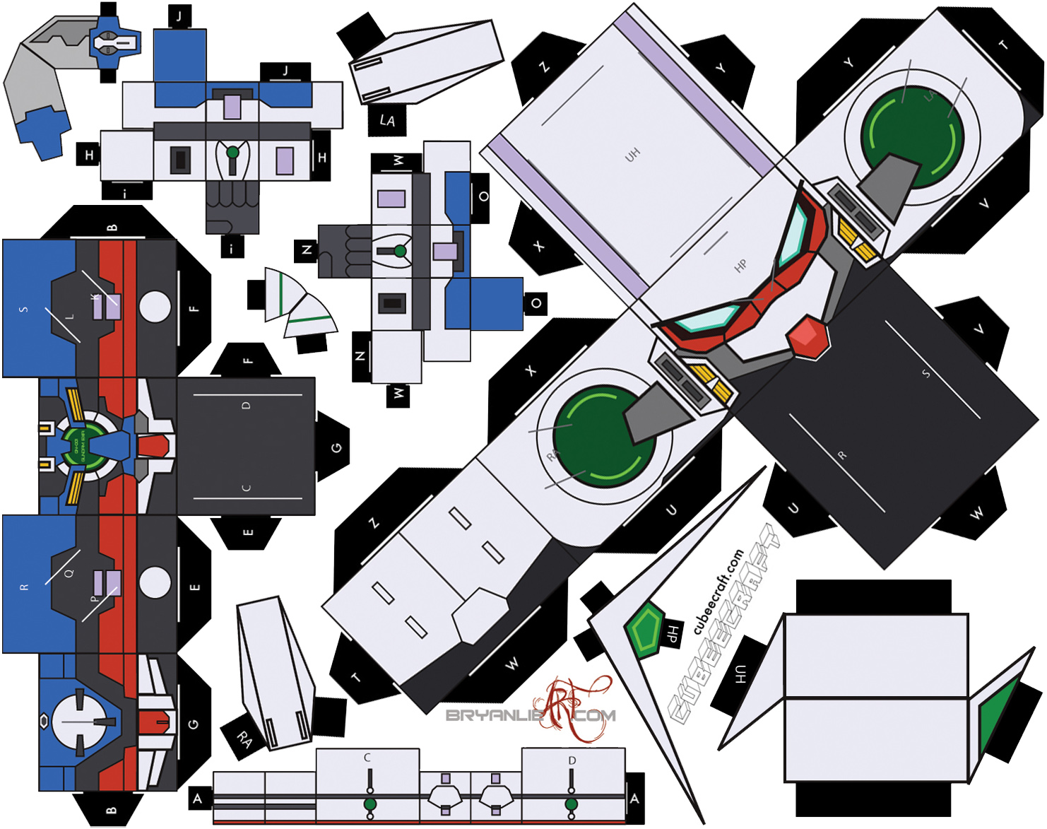 Paper Craft Template