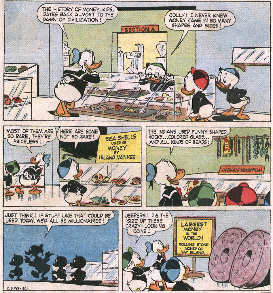 Duck Comics Revue: "The Stone Money Mystery"