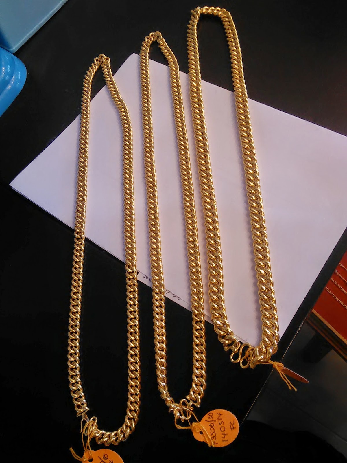 RANTAI LEHER EMAS 916 ~ KEDAI EMAS MUHAMAD RAPI BIN RANI