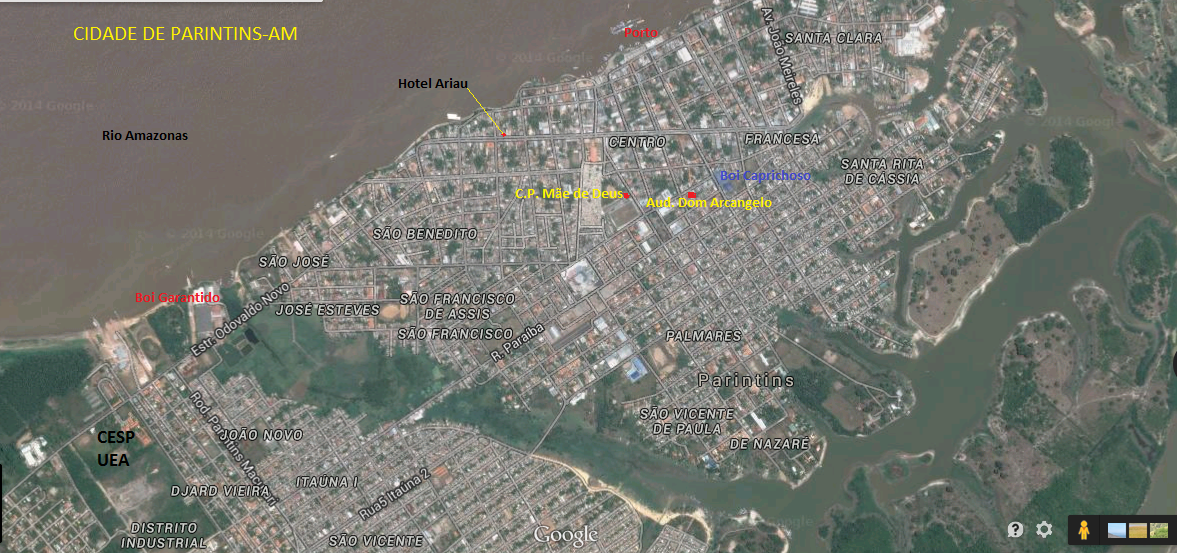 IV ENCONTRO DE TURISMO COMUNITÁRIO DA AMAZÔNIA: MAPA DE PARINTINS COM ...